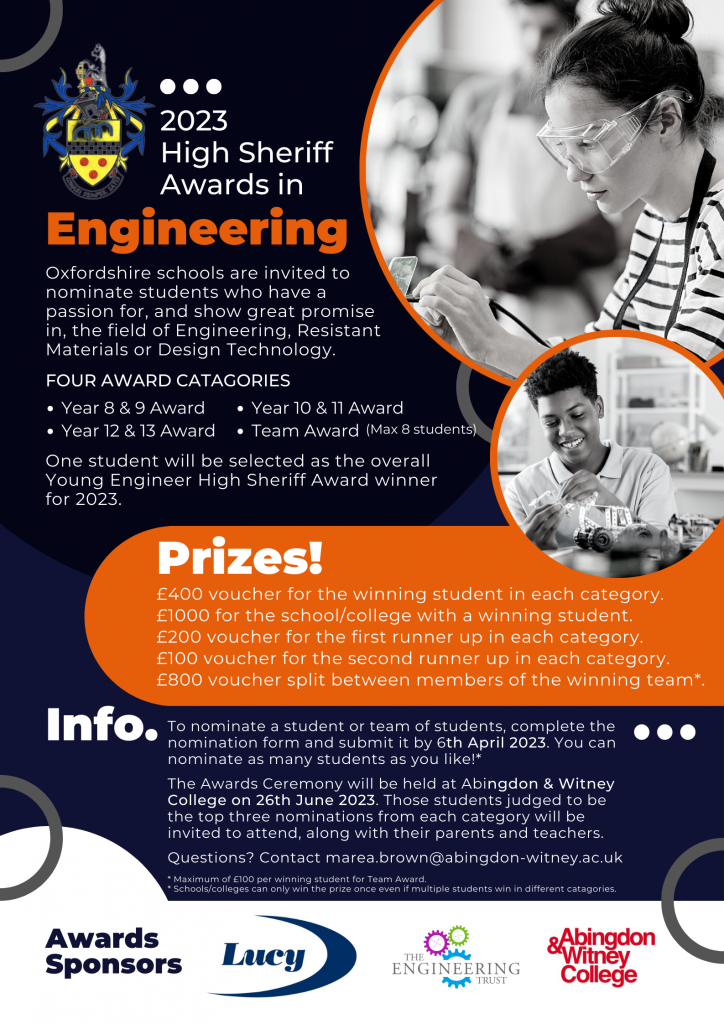 High Sheriff Young Engineer Awards - Lucy Group